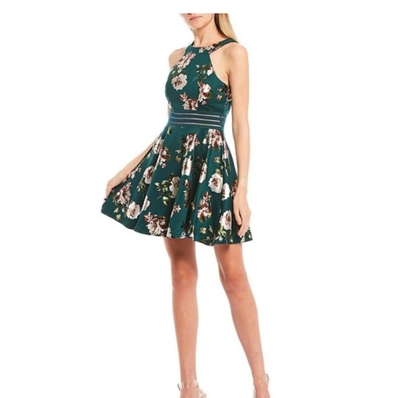 Dillards | Dresses | Emerald Green Dress So Pretty | Poshmark